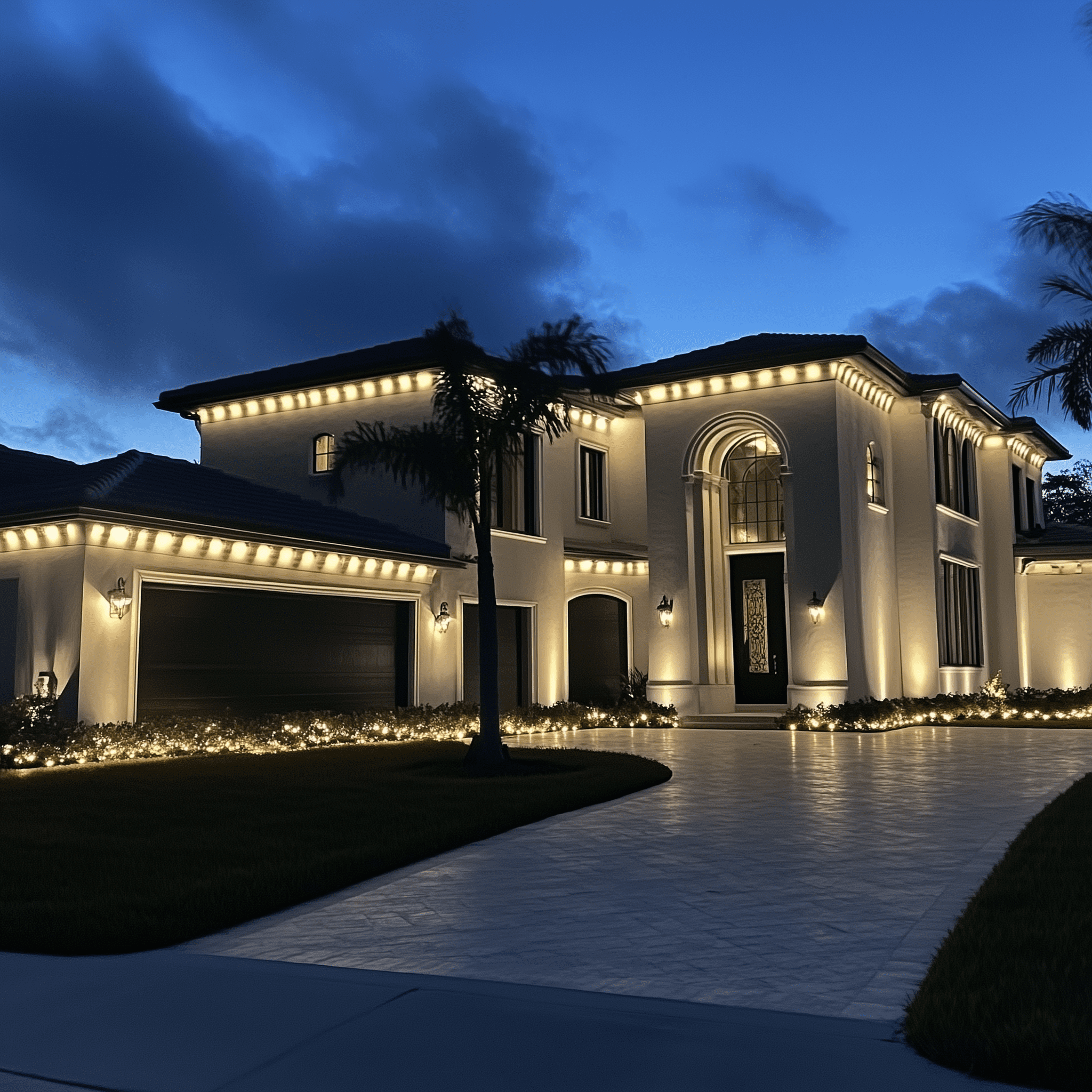 Permanent Roofline Lighting - TPG Lighting